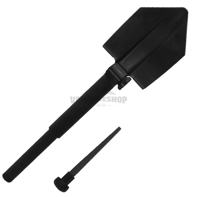 Glock E-Tool - Mini Pá Compacta Multi funções com Enxada e Serra