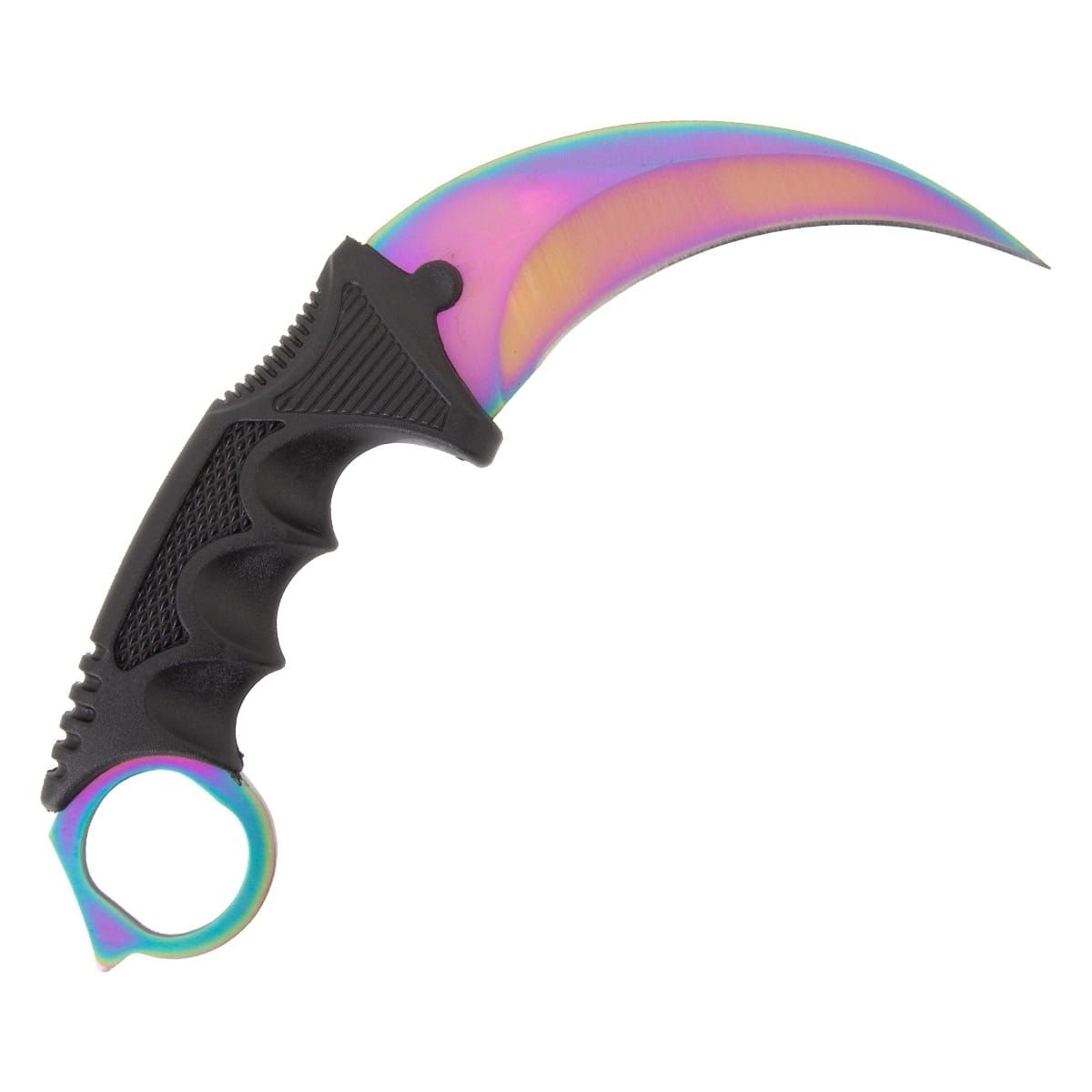 Faca Tática Karambit Lâmina Fade Aço Carbono – Bravo