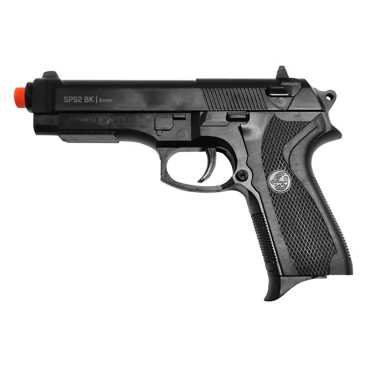 PISTOLA DE AIRSOFT SPRING SP92 6MM QGK - Ventureshop