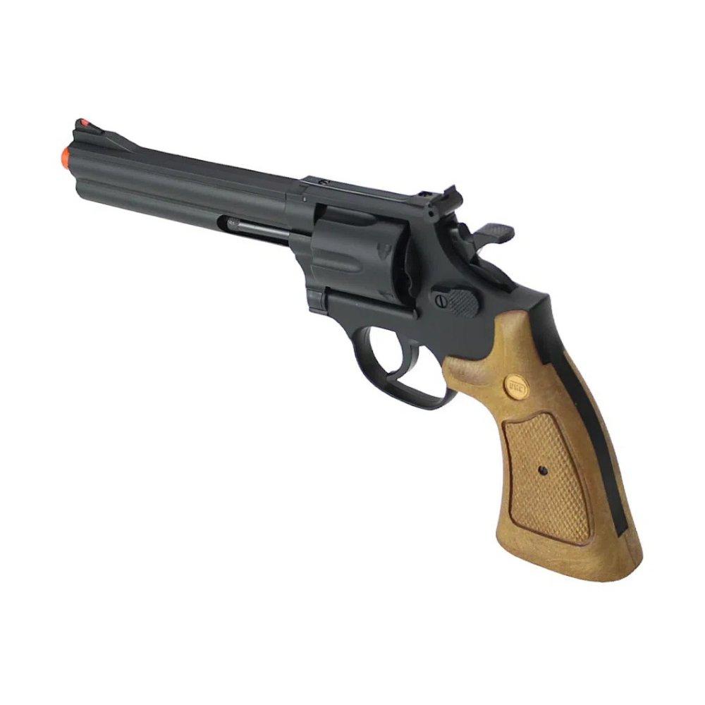 Revólver de Airsoft M586 6" Black UA-934B + Itens