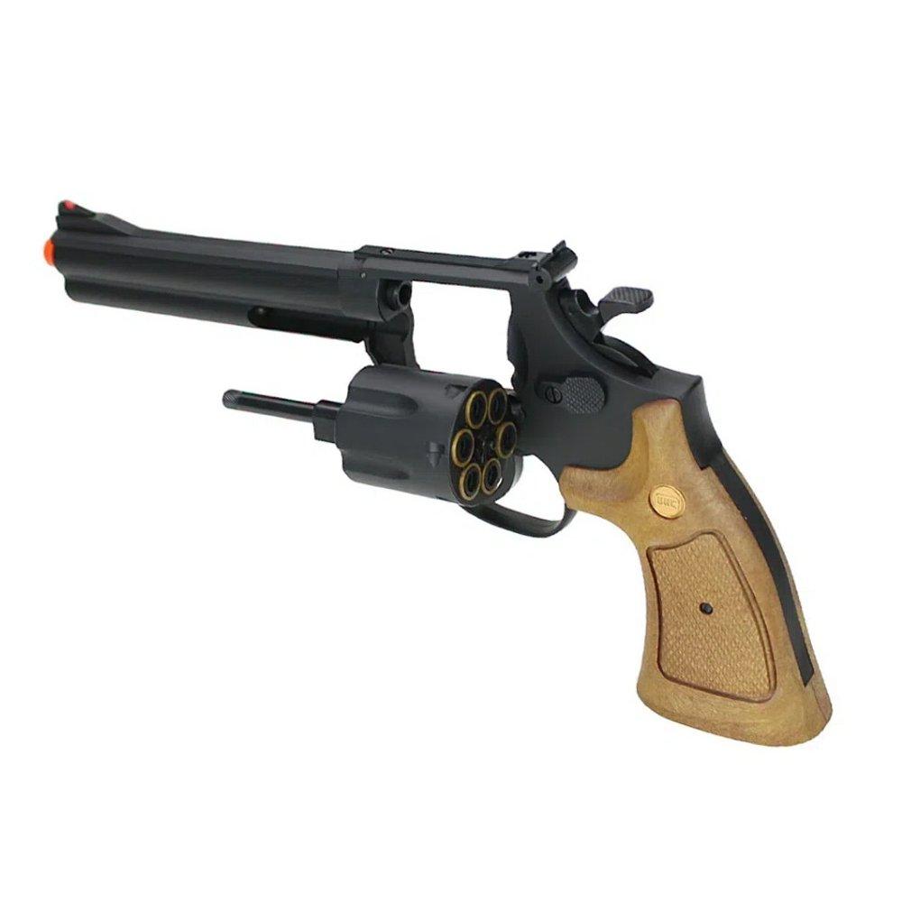 Revólver de Airsoft M586 6" Black UA-934B + Kit